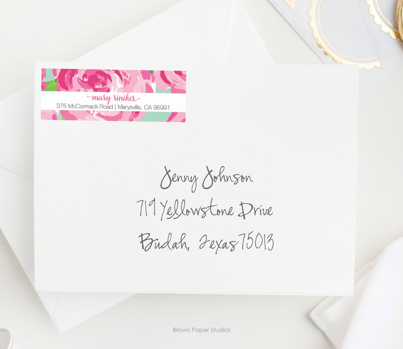 Return Address Labels, Return Address Stickers, Return Address, Return ...