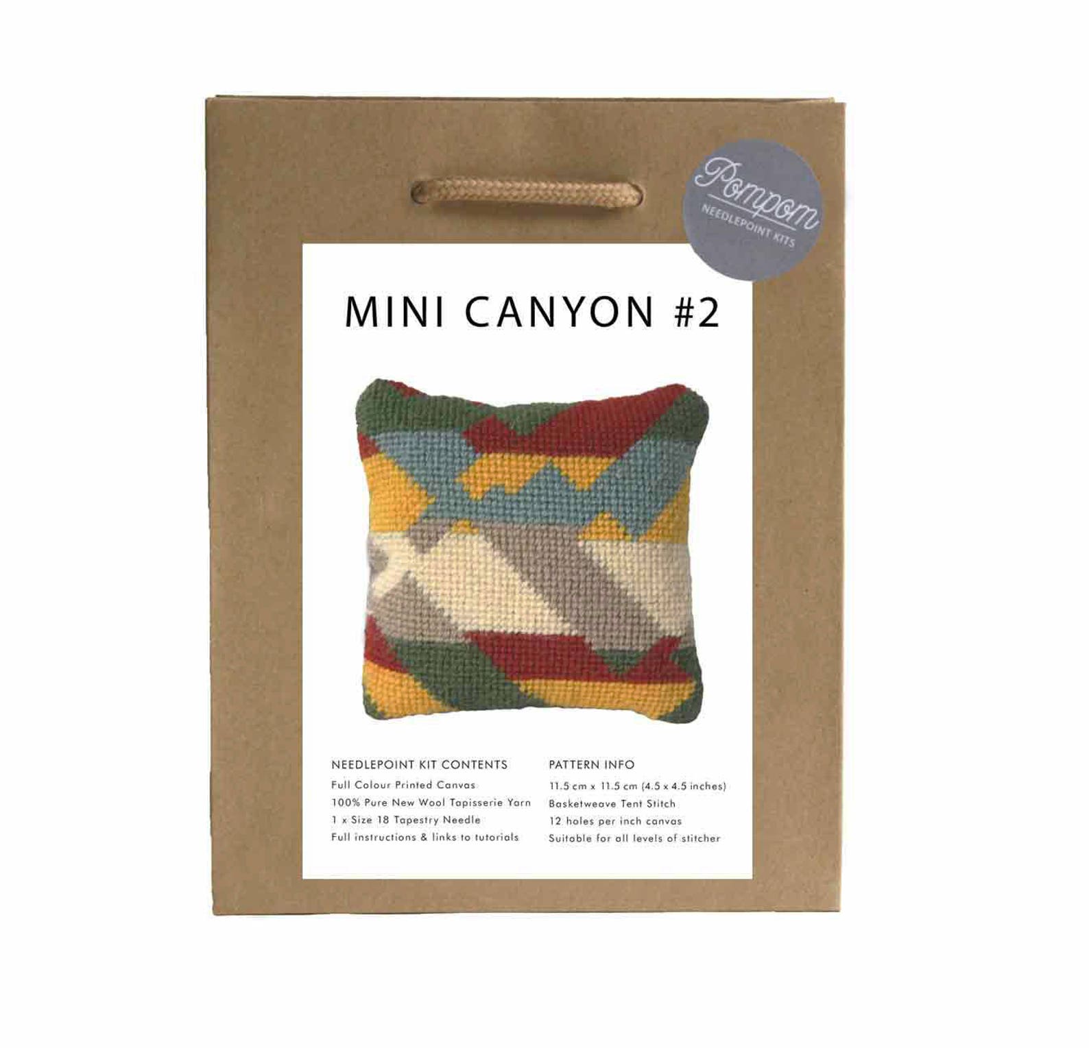 Needlepoint Mini Kit. Easy Needlepoint Kit. Modern Needlepoint Kit ...