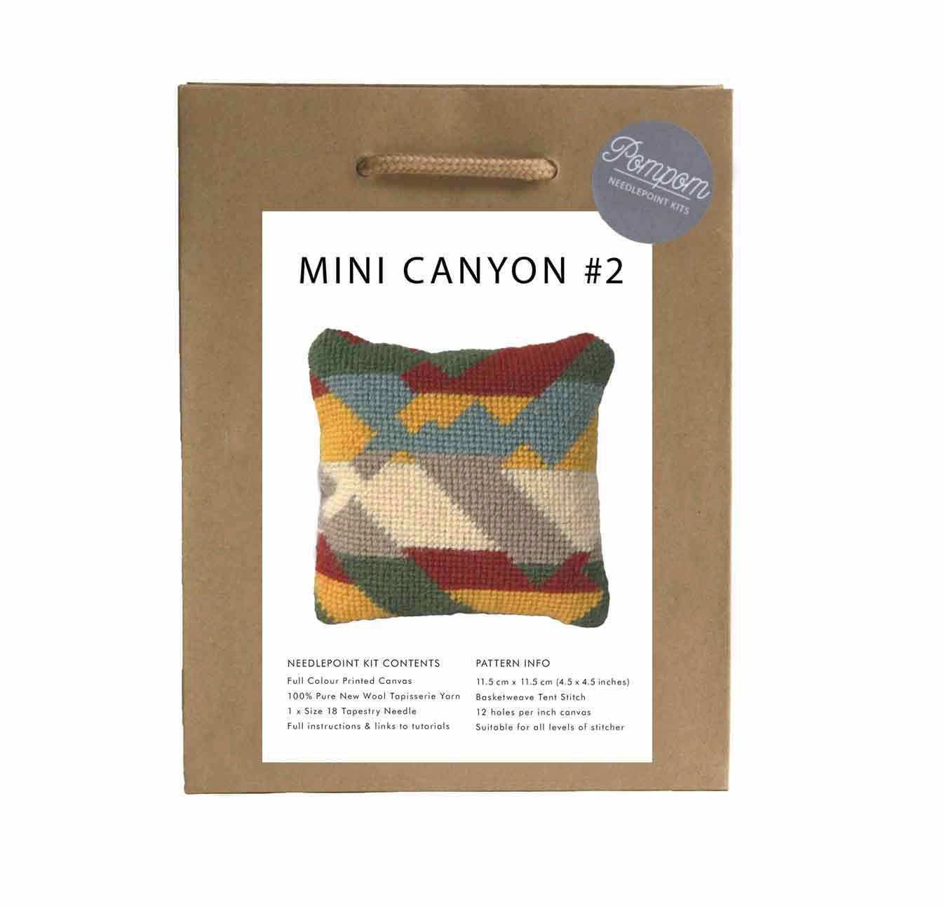 Needlepoint Mini Kit. Easy Needlepoint Kit. Modern Needlepoint Kit ...