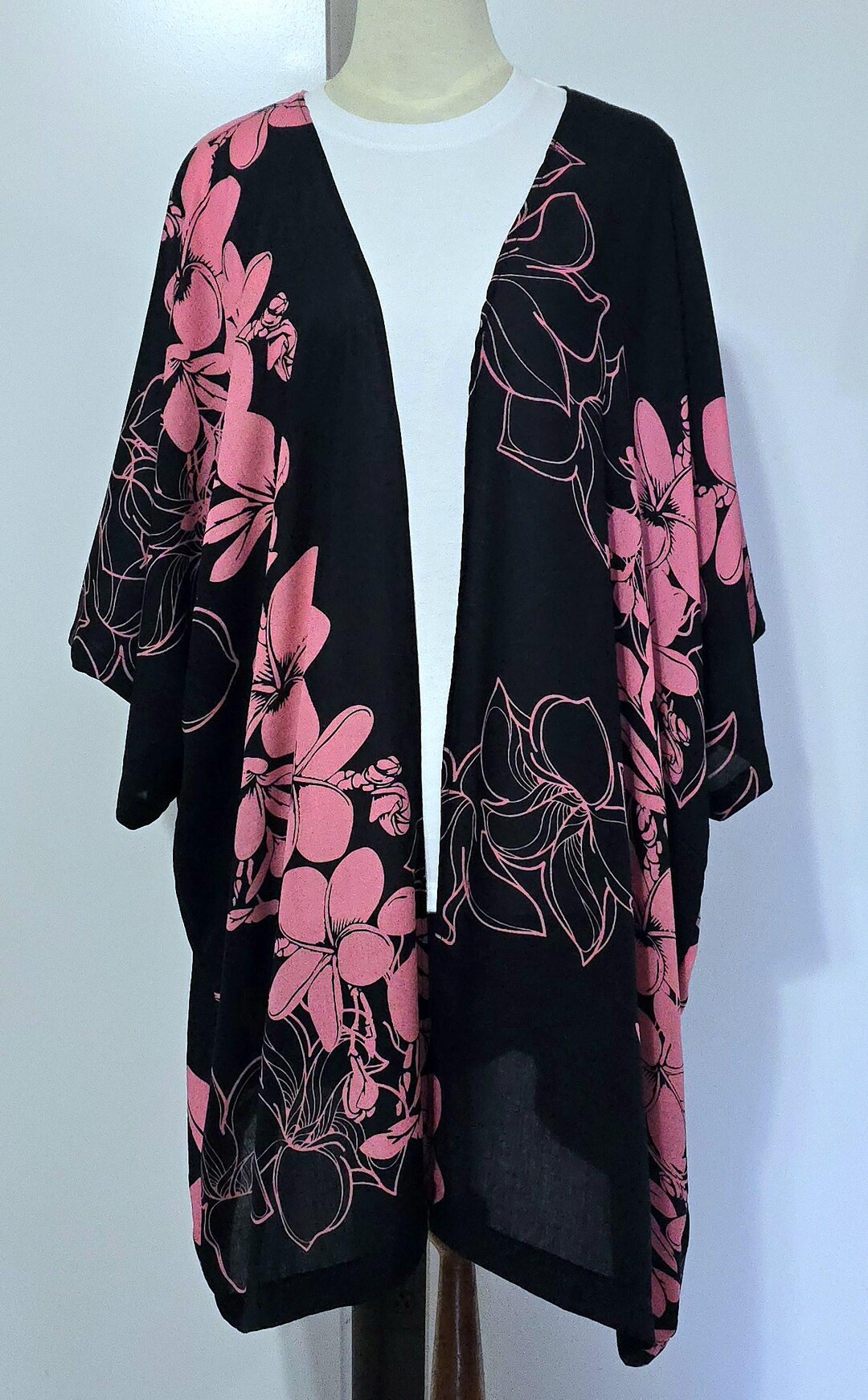 Hawaiian Aloha Wear. Kimono Style Cardigan Cover-up Top - Etsy
