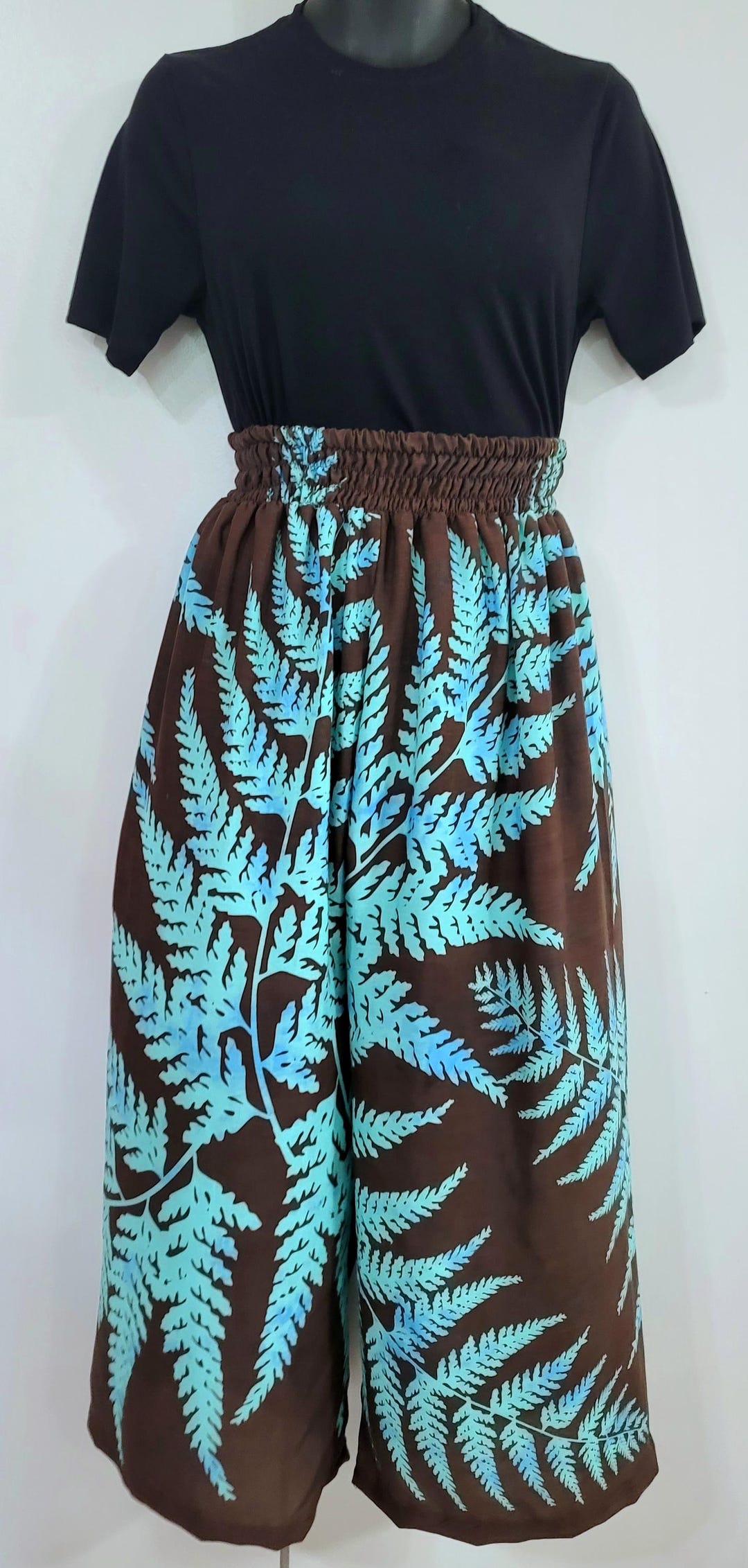 Hawaiian Aloha Wear Wide Leg Palazzo Pants - Etsy