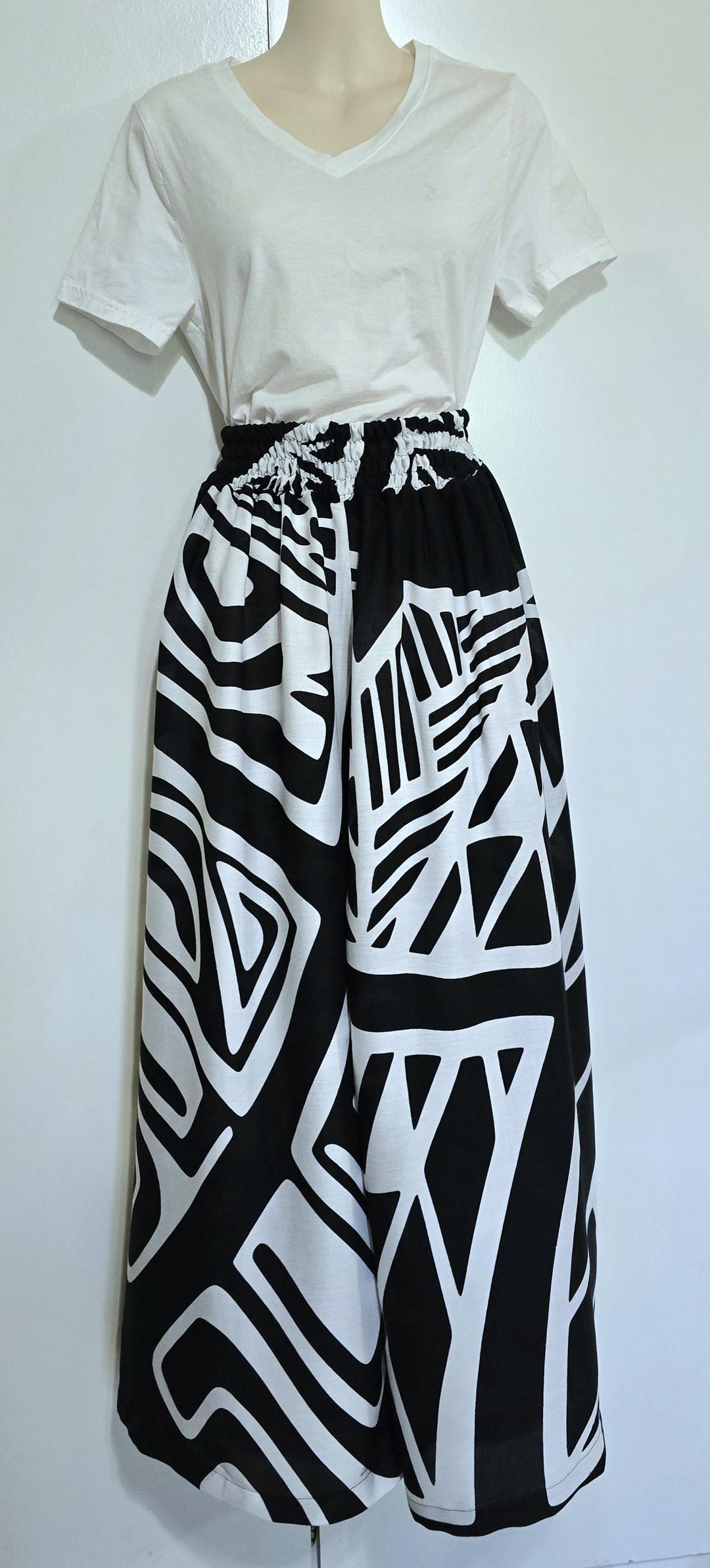 Hawaiian Aloha Wear Wide Leg Palazzo Pants - Etsy