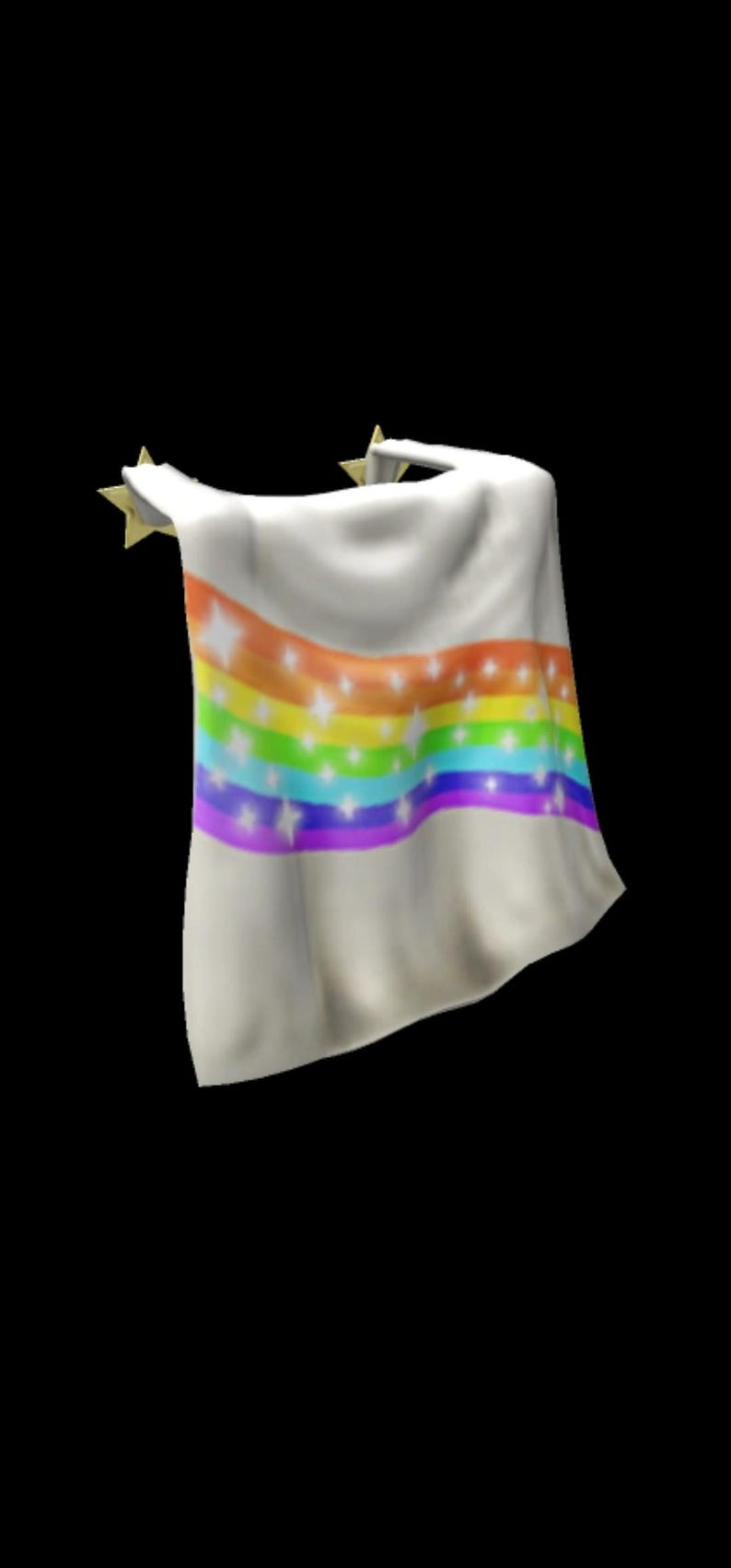 Roblox Toy Code for Glimmering Rainbow Cape - Etsy UK