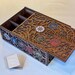 Ornate Collectible Card Box - Three Rows - Customizable - Laser Cut ...