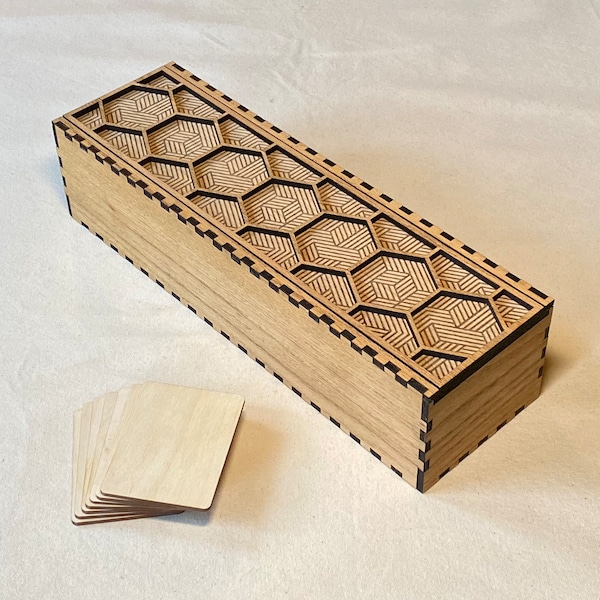 Laser Cut Magic Card Box - Etsy