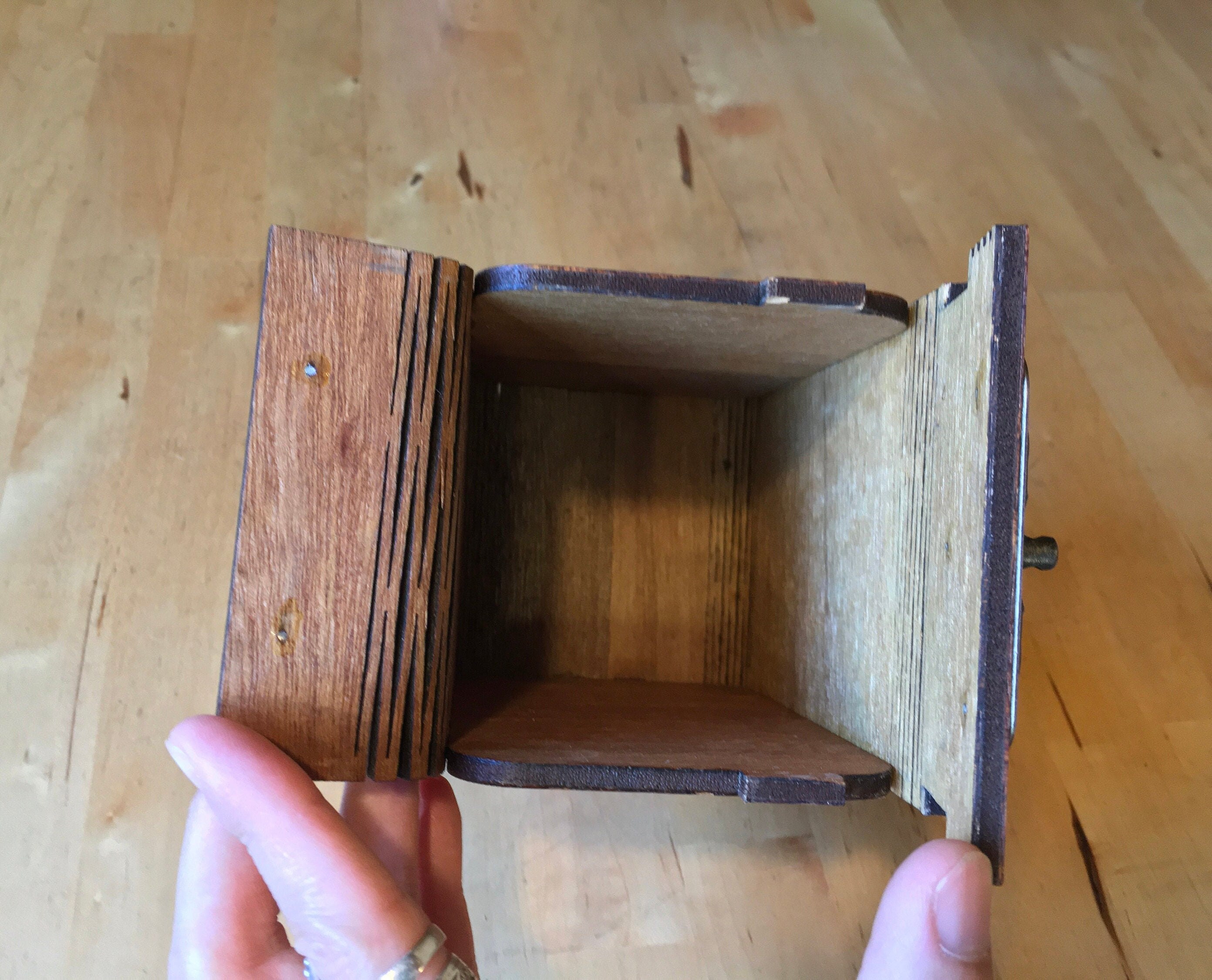 Attractive Treasure Box - Laser Cut Wood - Flexible Hinge With ...