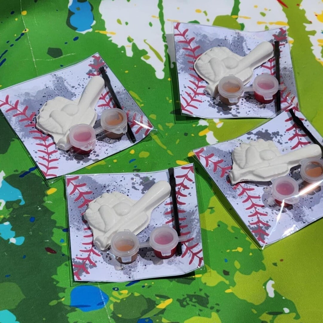 Baseball Paint Kits | Sports Birthday Party Favors | DIY Craft for Kids ...