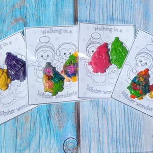 Penguin Crayons and Coloring Sheet Kit Christmas Crayons Christmas ...
