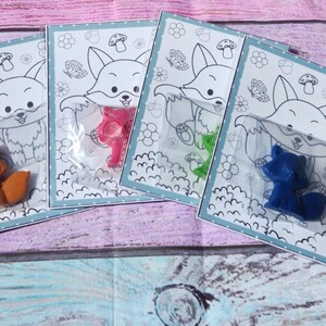 Fox Crayon Party Favors: Woodland Birthday Gift, Non-toxic Art - Etsy