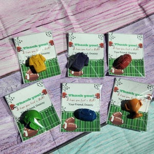 Football-themed Crayon Party Favors – Perfect for Birthday Goodie Bags ...
