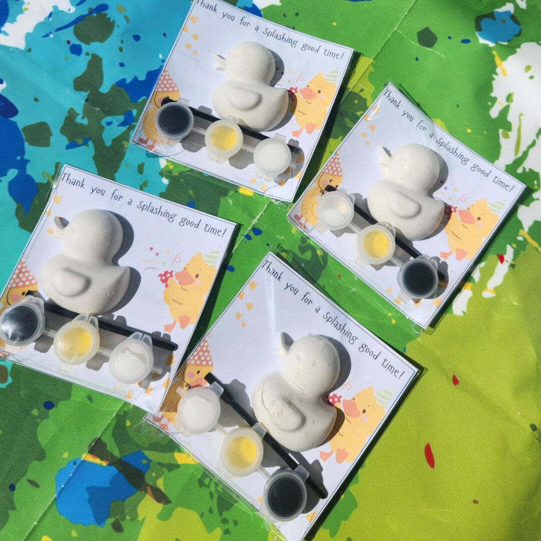 Duck Paint Kit – Ducky Party Favors – Splashing by Thank You Gift ...