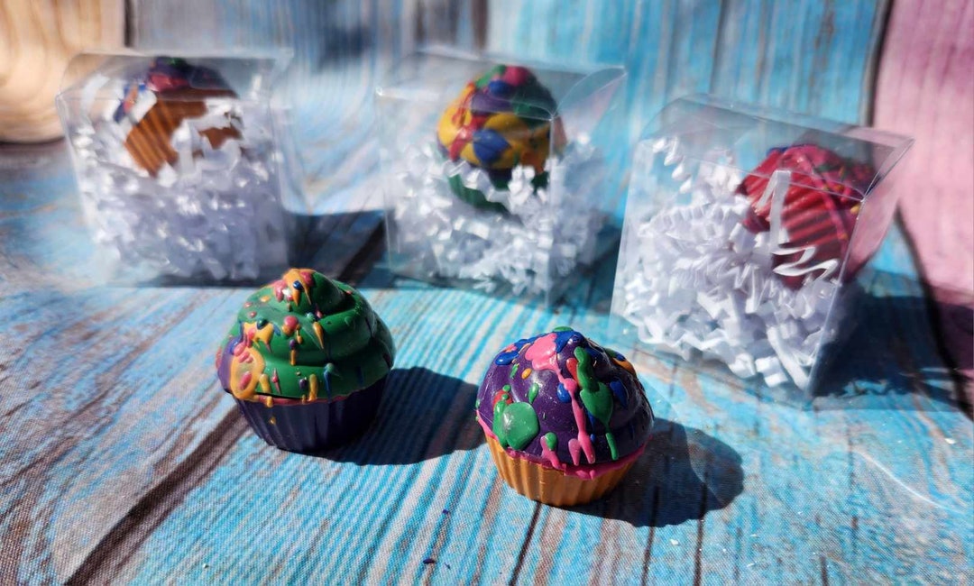 Cupcake Crayons L Mini Party Favors L Baking Theme Party L Gifts for ...