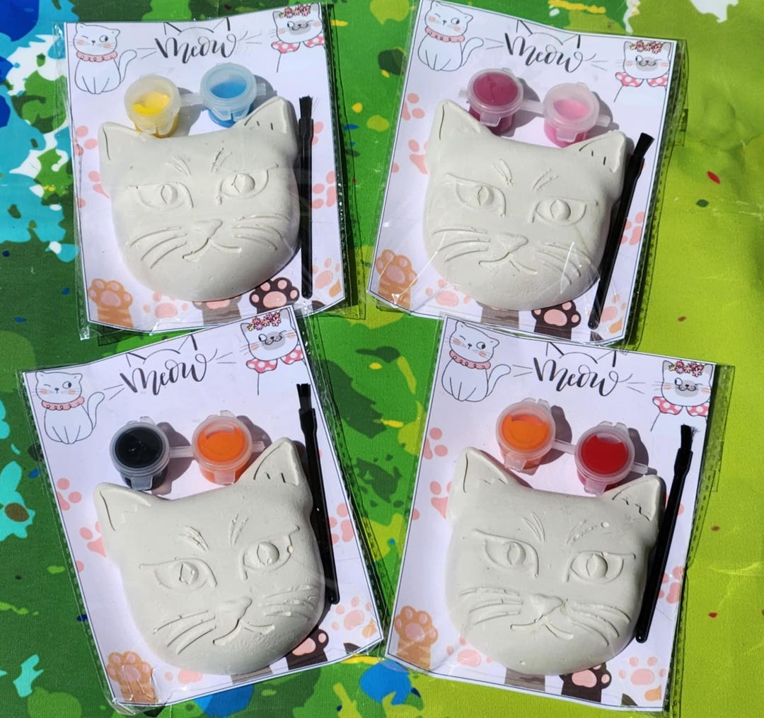 Kitty Cat Paint Kit: DIY Kids Craft, Party Favor - Etsy