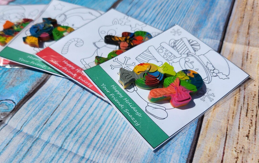 Christmas Crayons and Coloring Sheet Kit Christmas Crayons Christmas ...