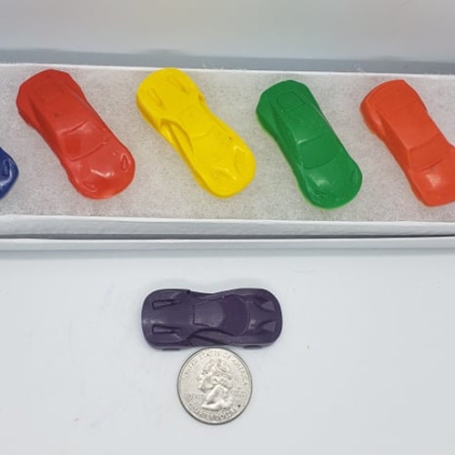 Personalized Crayon Names Party Favors Car Crayons Race Car - Etsy