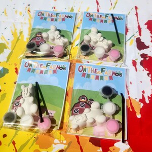 Farm Themed Paint Your Own Party Favors , Personalized Crayons ...