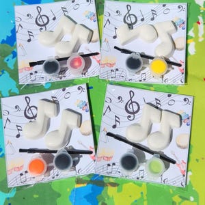 Music Paint Your Own Kits | DIY Kids Craft | Birthday Party Favor ...