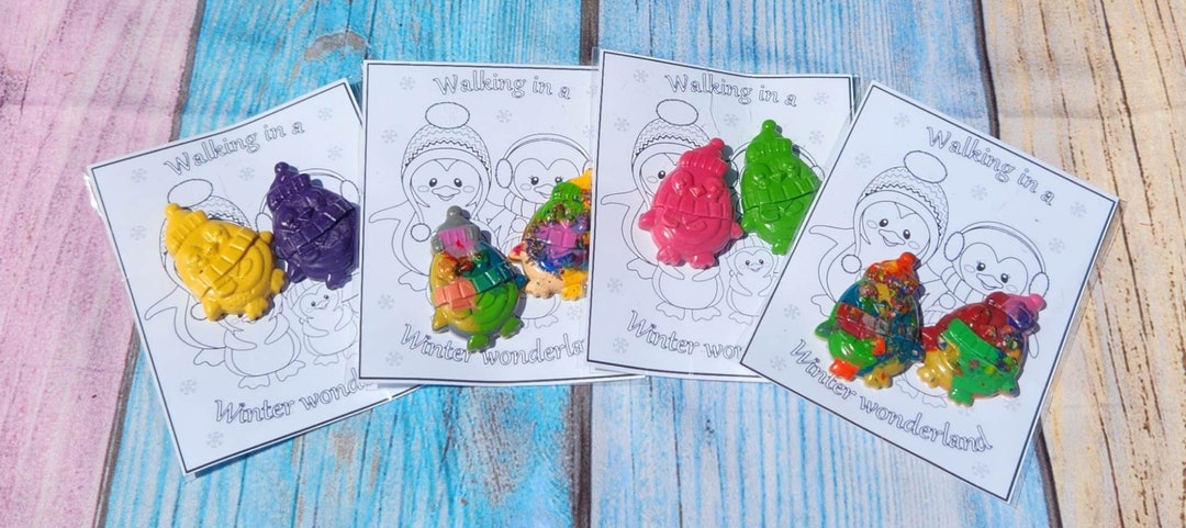 Penguin Crayons and Coloring Sheet Kit Christmas Crayons Christmas ...