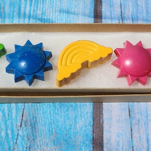 Rainbows and Sun Crayons Box Set - Party Favors - Rainbow Party - Etsy