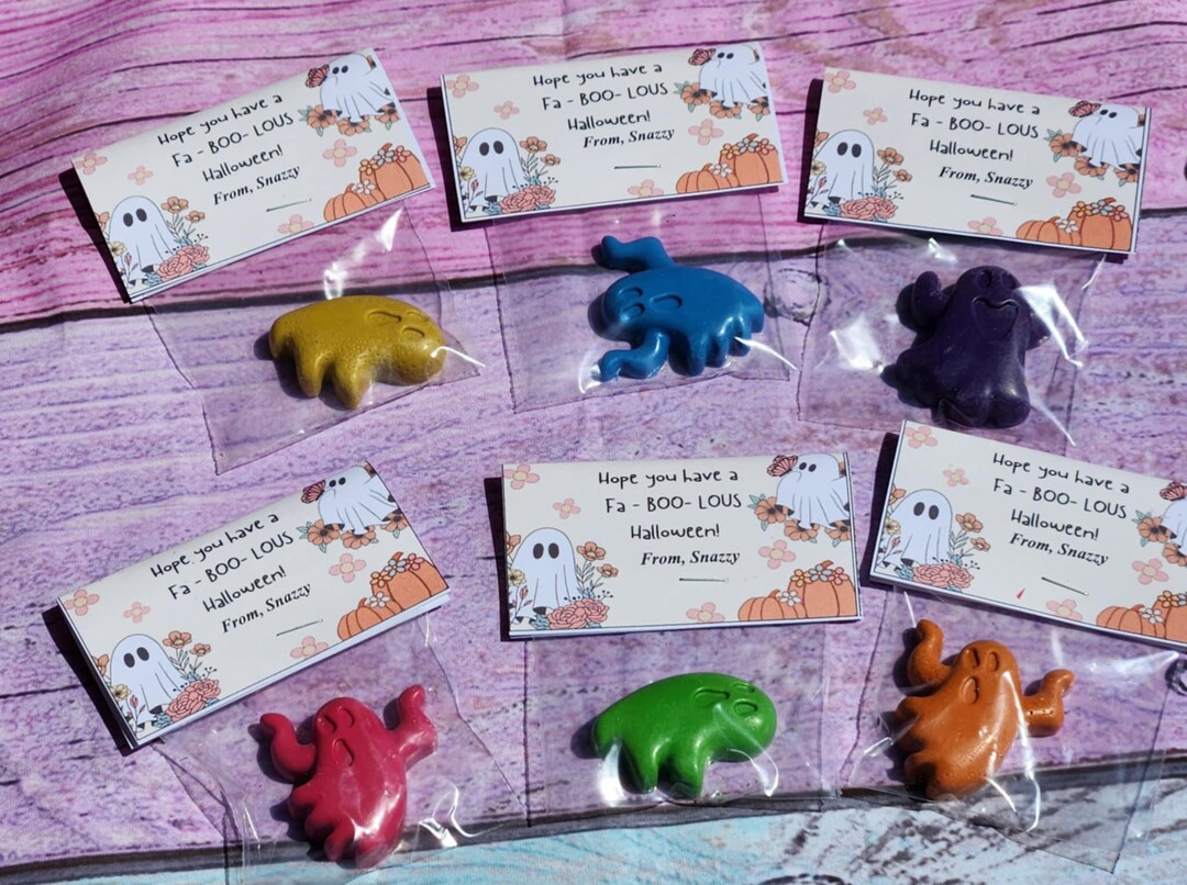 Ghost Crayons Party Favors | Trick or Treat Handouts | Non-toxic ...