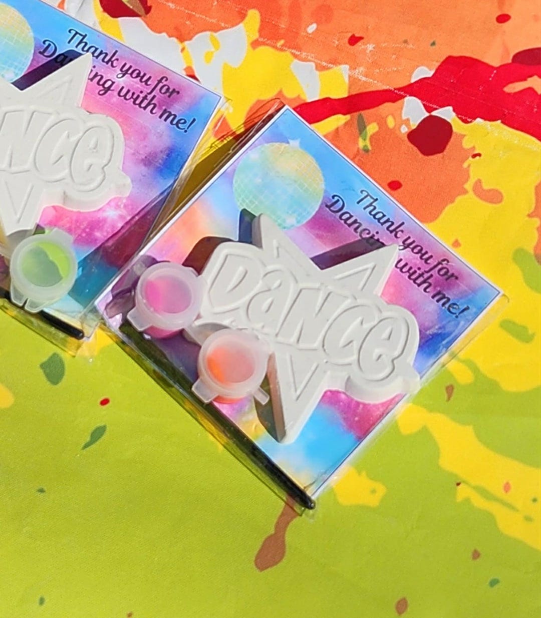 Dance Plaster Painting Craft | Ballet Birthday Party Activity - Etsy