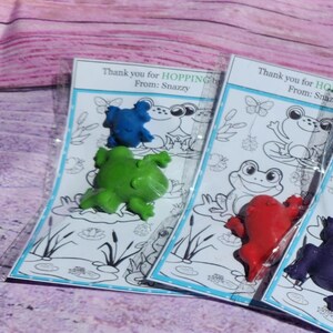 Frog Crayon Coloring Kits for Kids | Fun Frog Party Favors | Non-toxic ...
