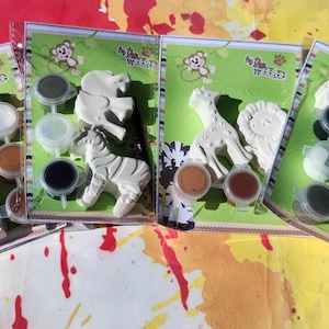 Jungle Paint Kits L Kids Craft L Art L DIY Paint L Jungle Party Favors ...
