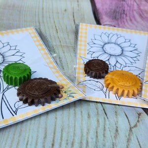 Sunflower Coloring Kits L Sunflower Crayons L Party Favors L Birthday ...