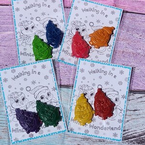 Penguin Crayon and Coloring Kit – Christmas Party Favors for Kids ...