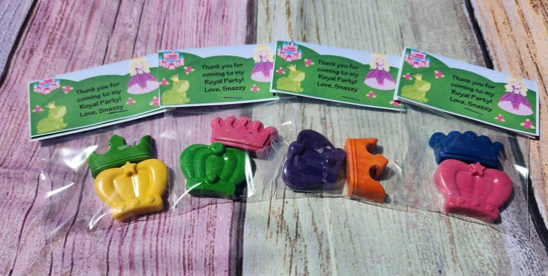 Royal Princess Theme Party Favor, Crayon Names, Crayons, Birthday Party ...