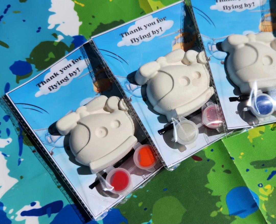 Helicopter Paint Kits | Kids Craft | DIY Paint | Party Favors | Goodie ...