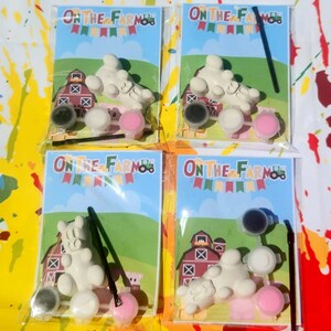 Farm Themed Paint Your Own Party Favors , Personalized Crayons ...