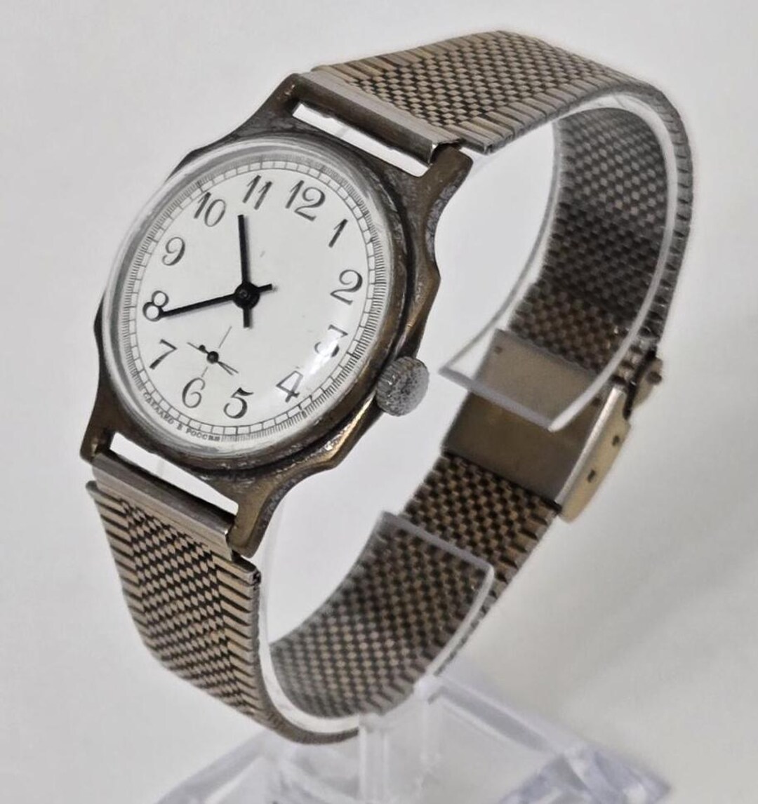 Vintage Russian Watch Nobeaa Caeaaho B Poccnn Mechanical Second Hand ...