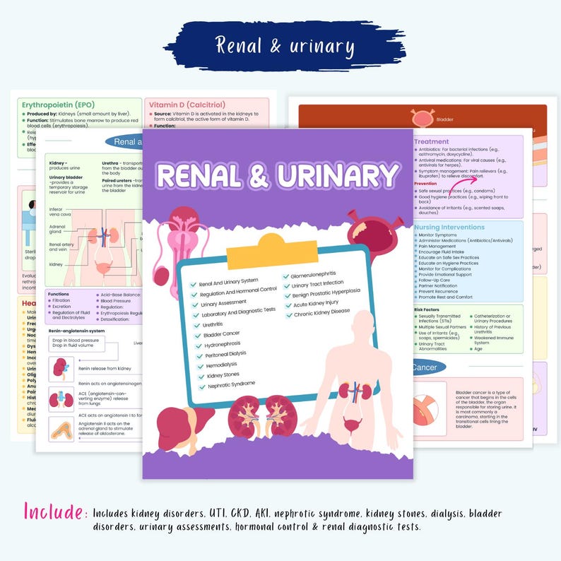 Complete Med-surg Nursing Notes, NCLEX Prep, Disorders (PDF Download ...