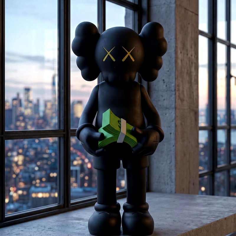 Kaws Bear Sculpture - Etsy
