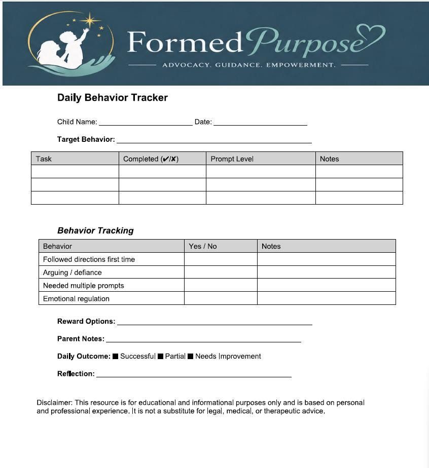 Behavior Tracker - Etsy