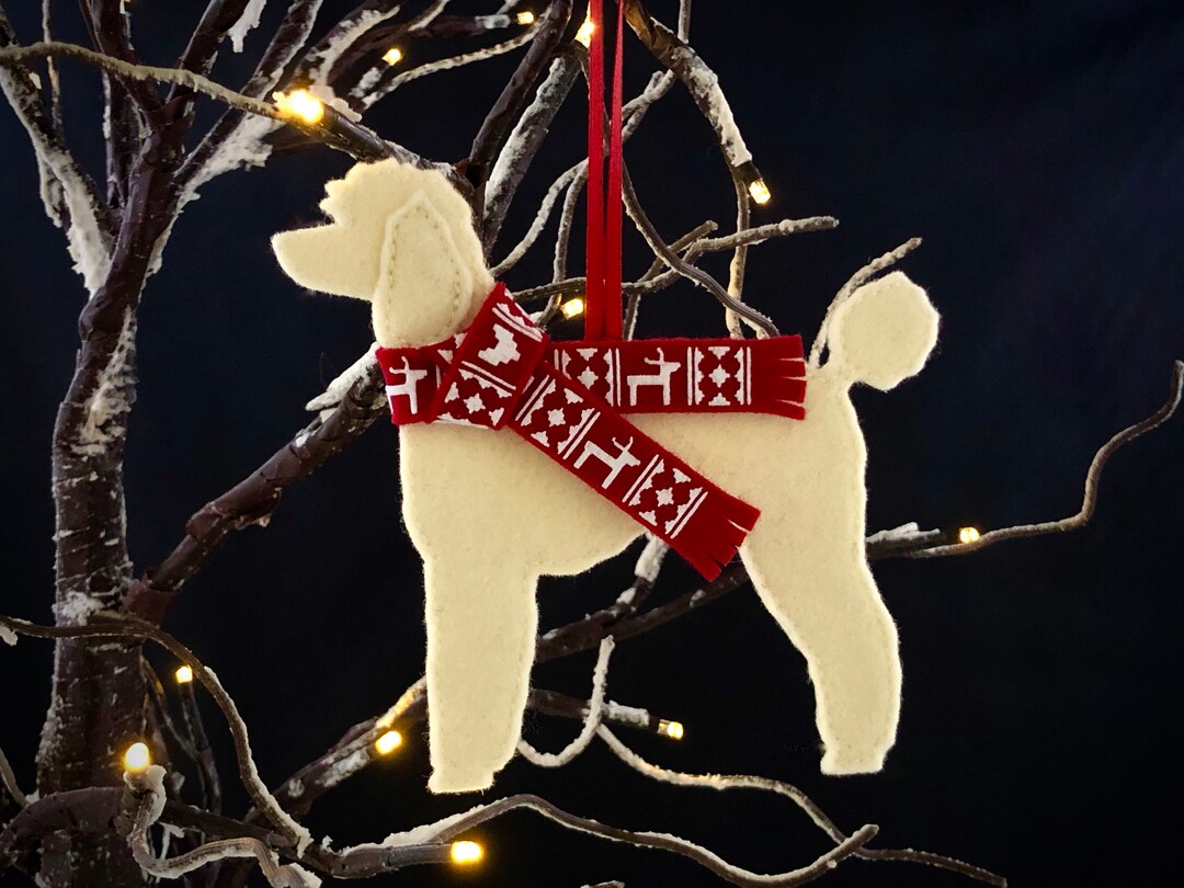 Personalised Poodle Dog Decoration,christmas Decoration, Tree ...