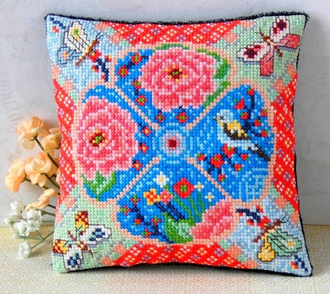 Summer Paradise Counted Cross Stitch Kit (mini Cushion Kit), Sheena ...