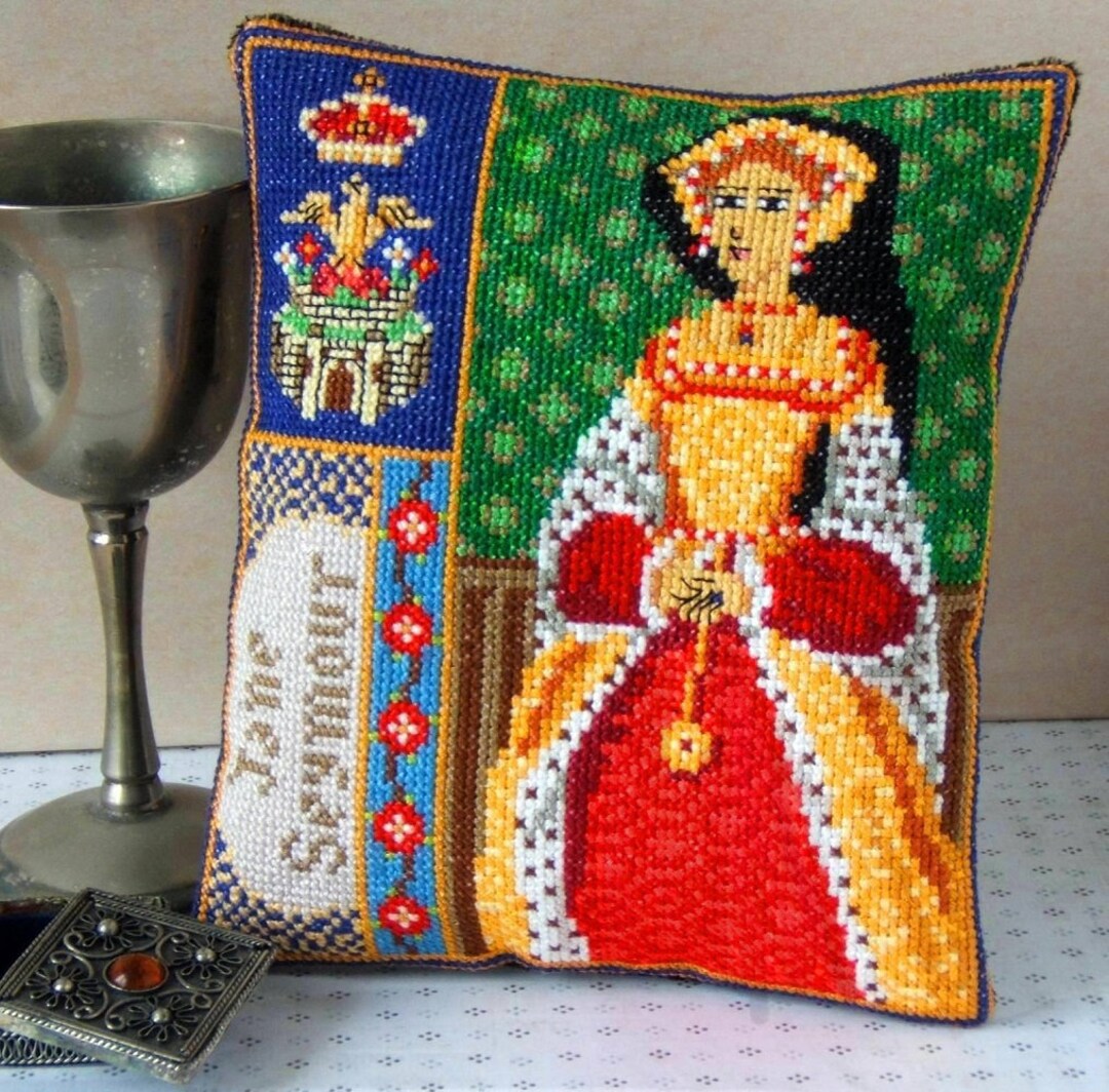 Jane Seymour Triptych Counted Cross Stitch Mini Cushion Kit, Sheena ...