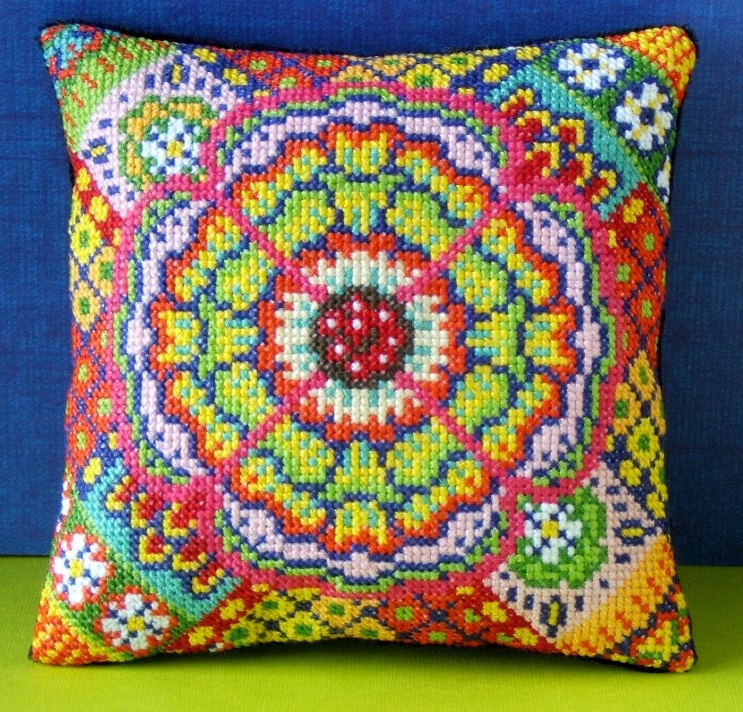Flamenco Counted Cross Stitch Mini Cushion Kit Sheena Rogers - Etsy