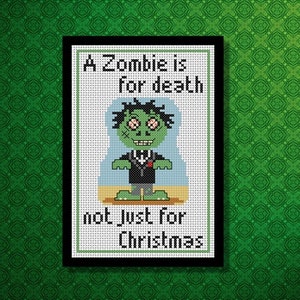 Zombie Cross Stitch PDF Chart Pack - Etsy