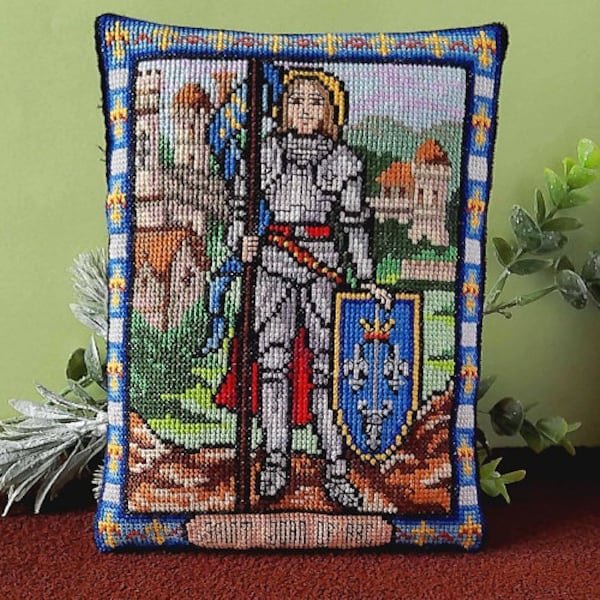 Joan of Arc Cross Stitch - Etsy