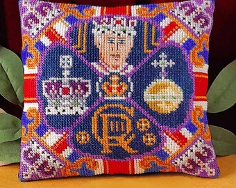 Coronation King Charles III Cross Stitch Kit - Etsy