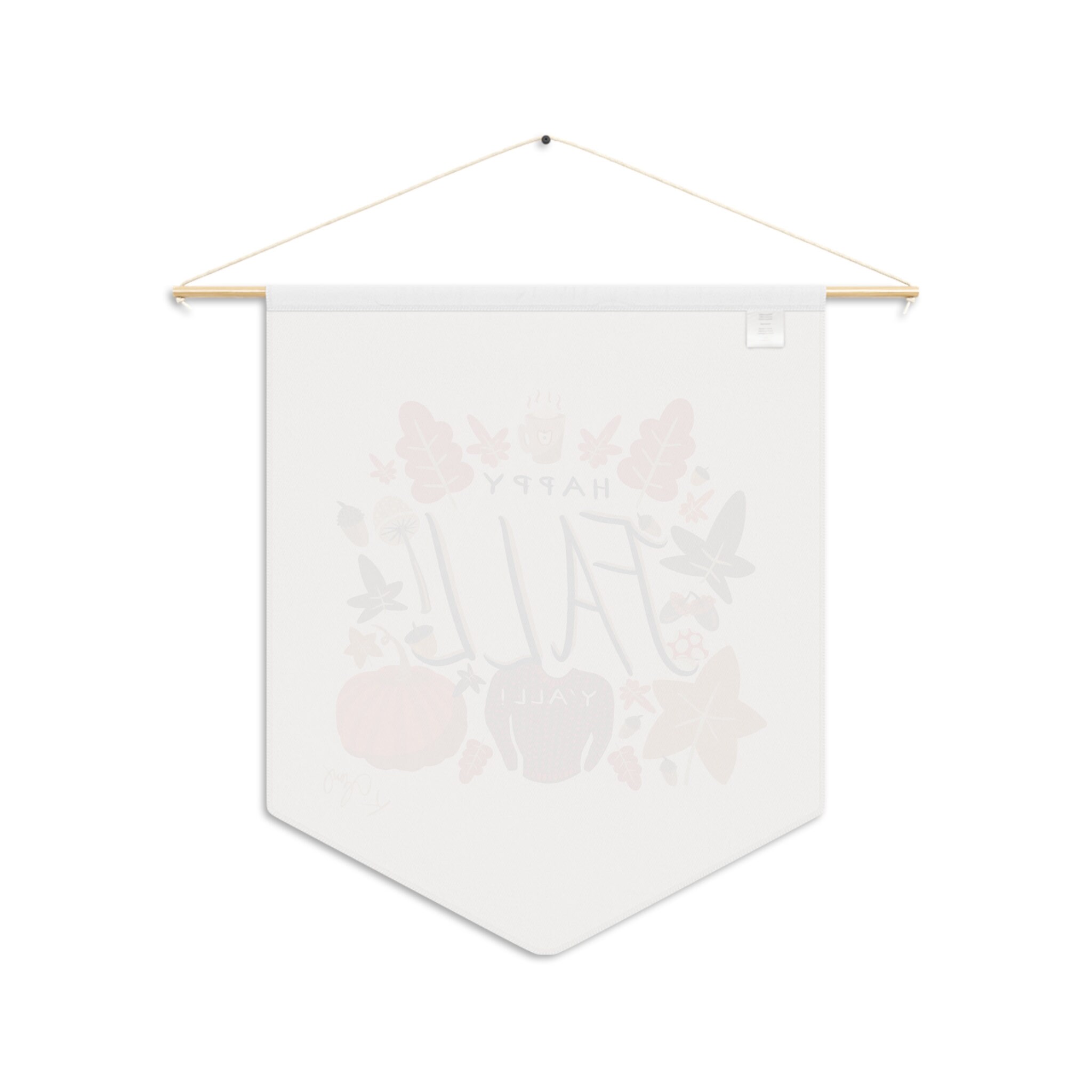 Happy Fall Y'all Pennant Flag - Etsy