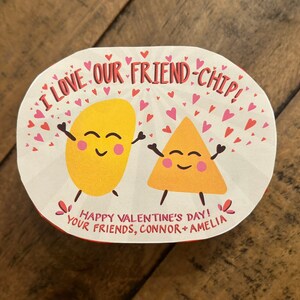Custom Printable: Valentine's Day I Love Our Friend-chip Pringles Snack ...