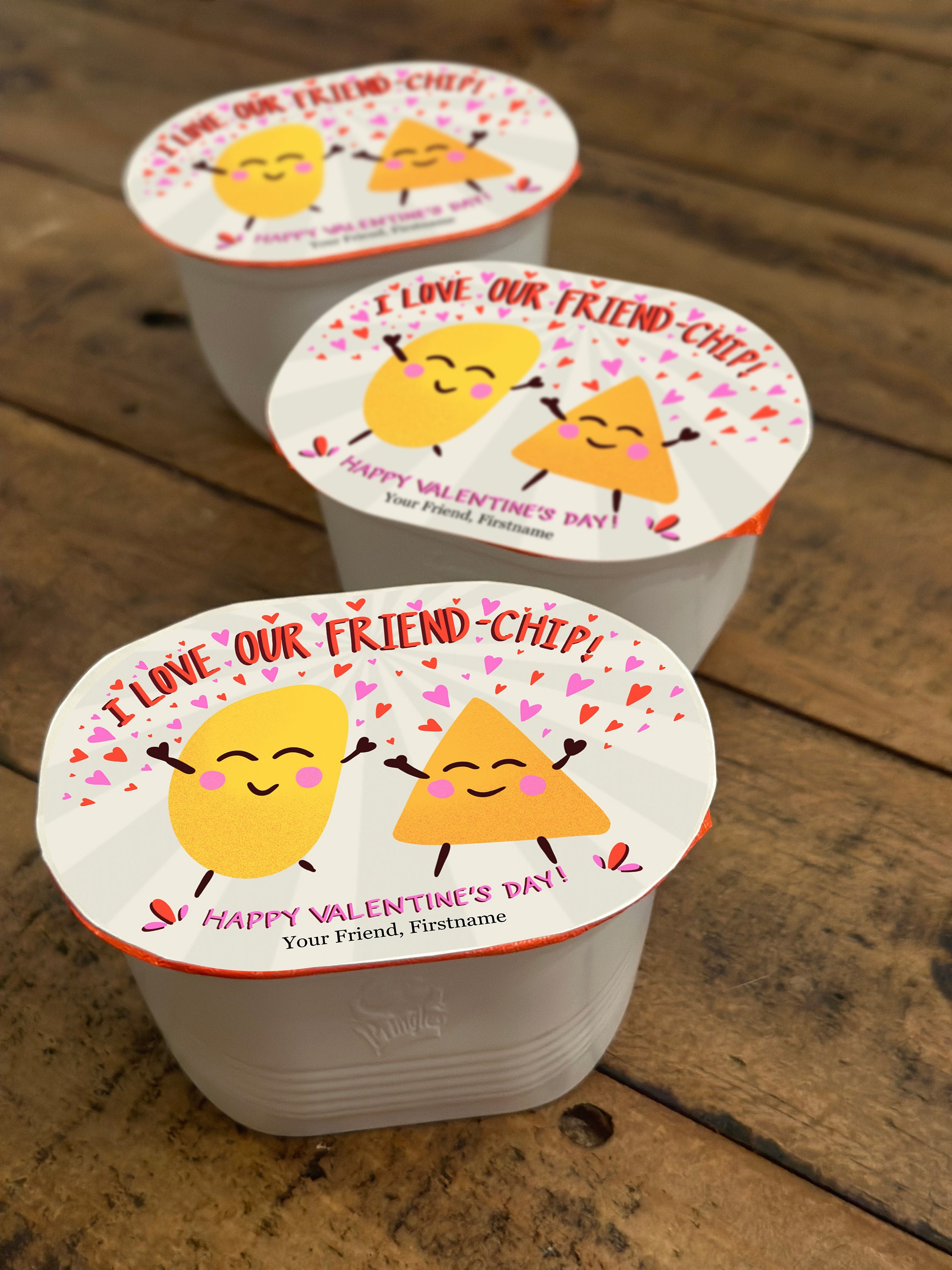 Instant Editable and Printable Template for Valentine's Day Pringles ...