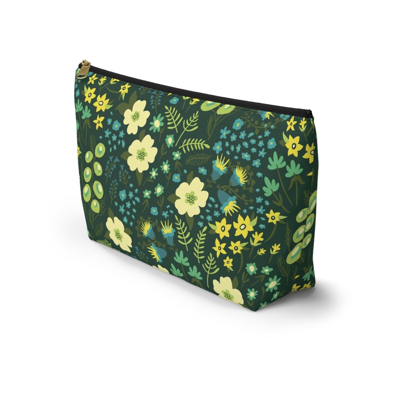 Woodland Floral Accessory Pouches - Etsy