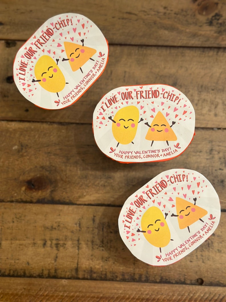 Custom Printable: Valentine's Day I Love Our Friend-chip Pringles Snack ...