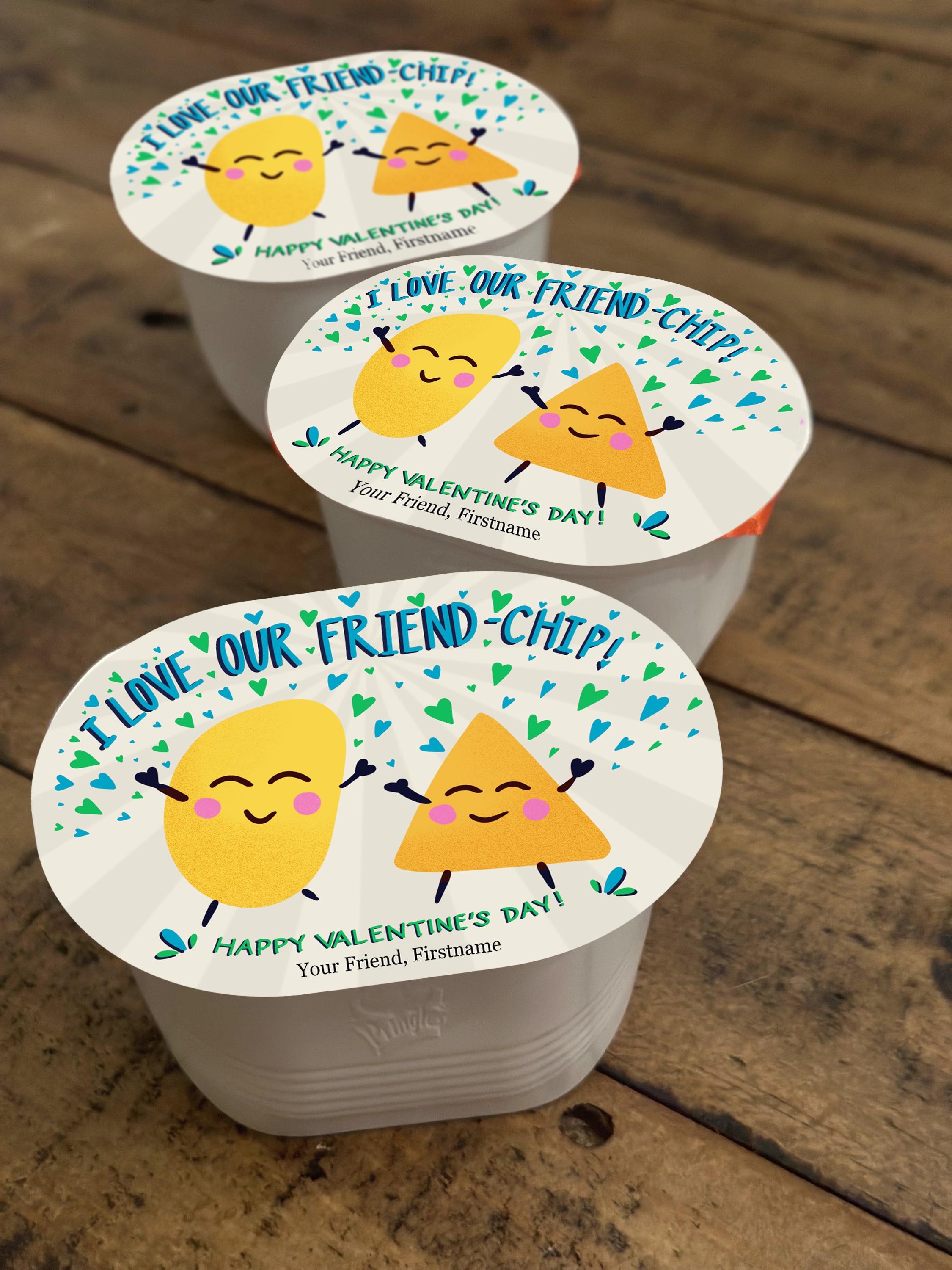 Instant Editable and Printable Template for Valentine's Day Pringles ...