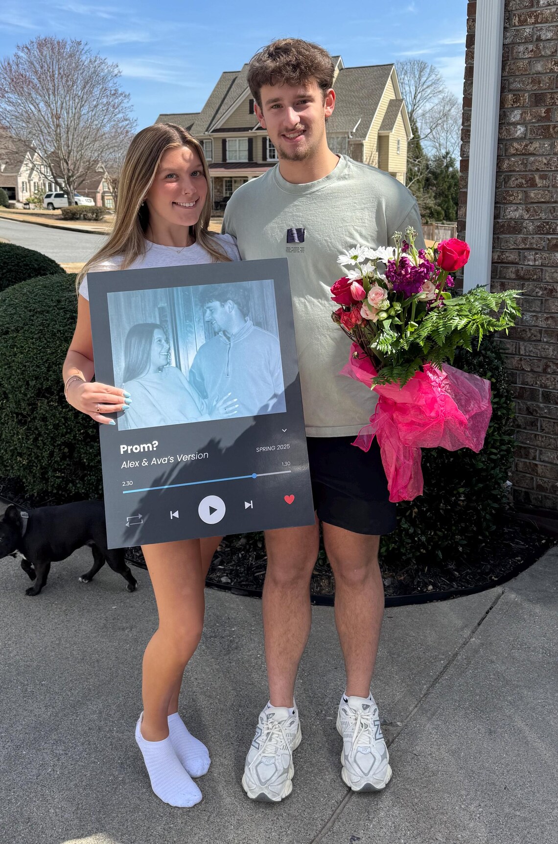 Promposal Personalized Music Player Foam Core Poster - Custom Printed ...